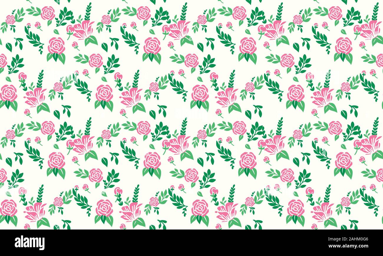 Elegant flower pattern Background for valentine, with beautiful and ...