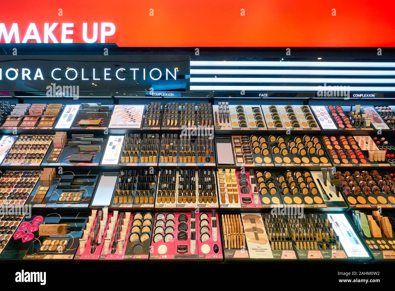 SINGAPORE - APRIL 03, 2019: interior shot of Sephora store in Singapore ...