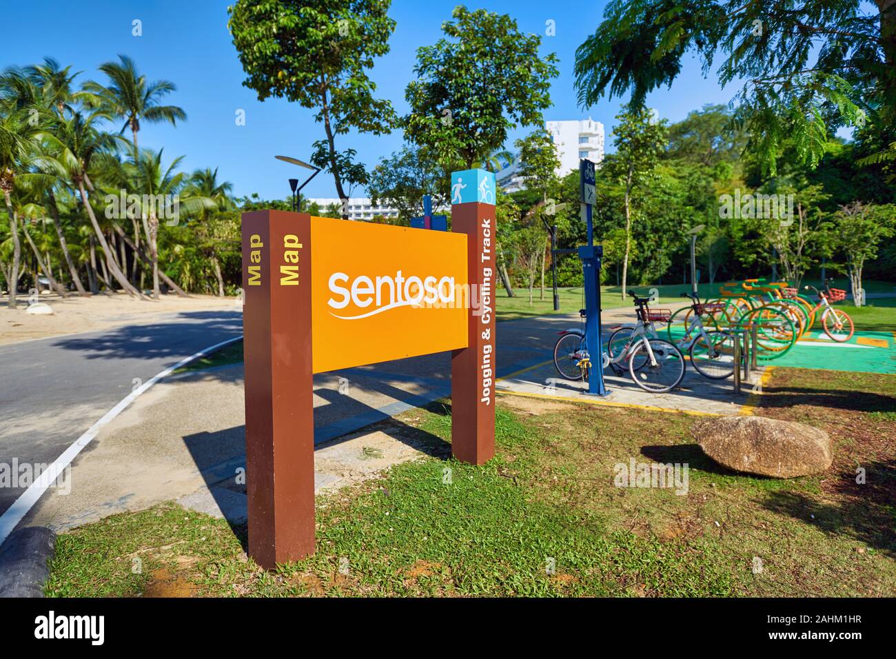 Sign For Sentosa High Resolution Stock Photography and Images - Alamy