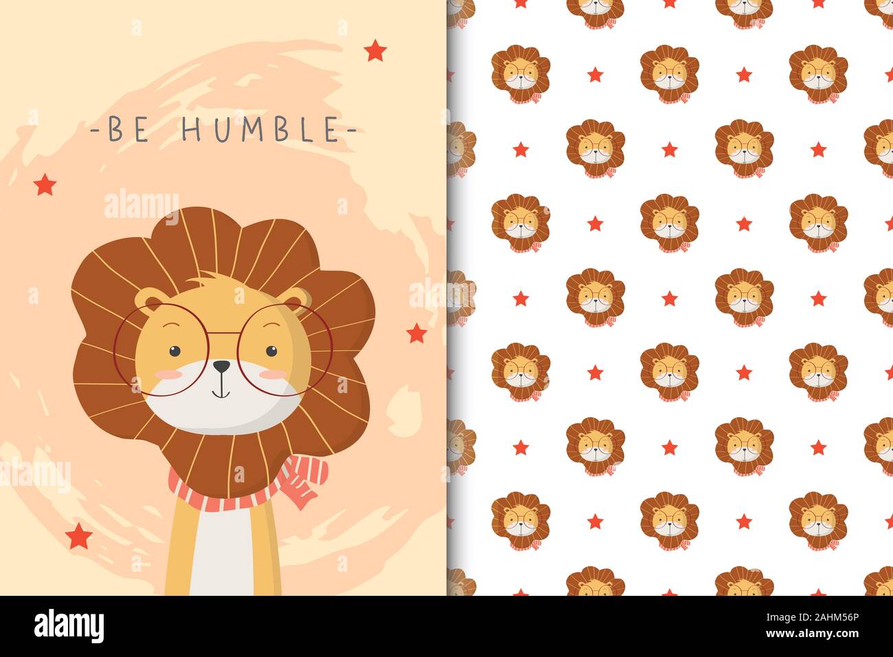 Cute cat face pattern Stock Vector Images - Alamy