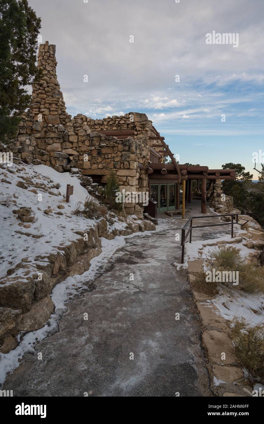 Hermit's rest store in the Grand Canyon, Arizona Stock Photo - Alamy