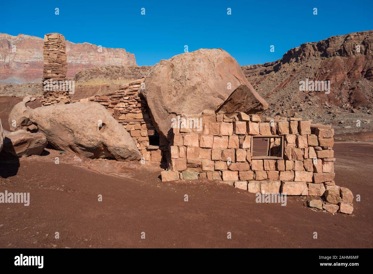 Blanche Russell Rock House in Arizona Stock Photo - Alamy