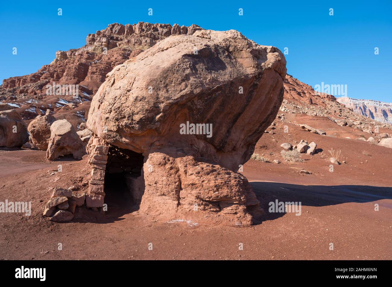 Blanche Russell Rock House in Arizona Stock Photo - Alamy