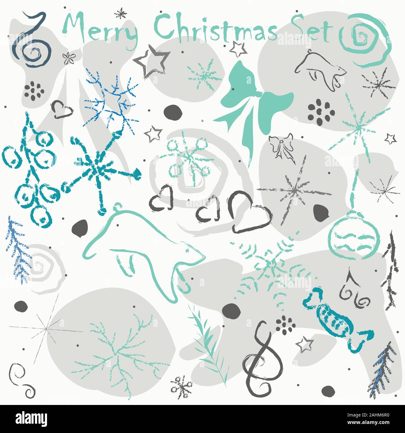 Cute Hand Drawn Winter Pattern. Seamless Texture. Vector Illustration ...