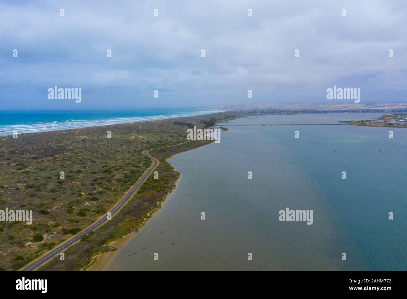 Goolwa aerial hi-res stock photography and images - Alamy