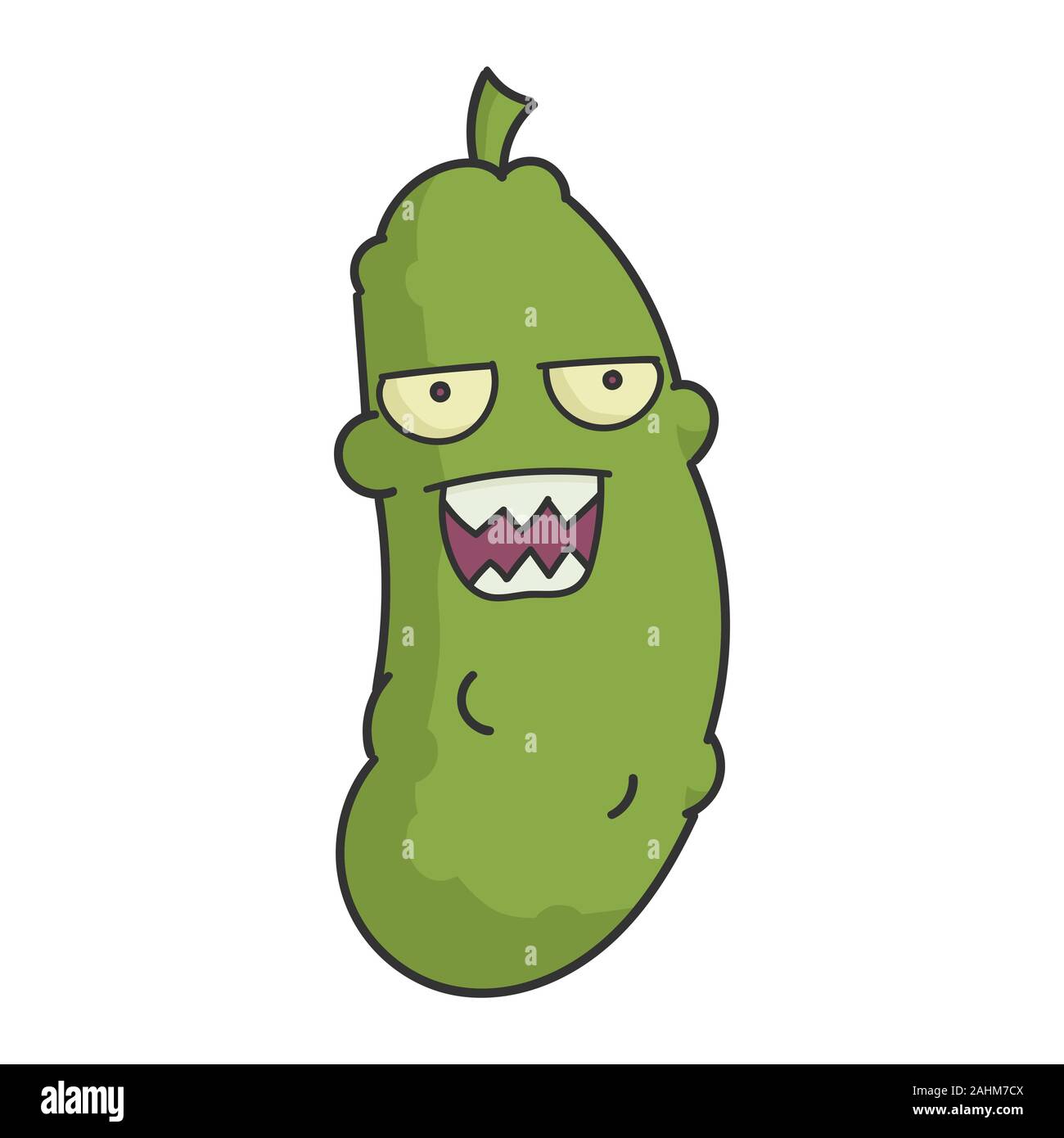 Happy Pickle Clipart