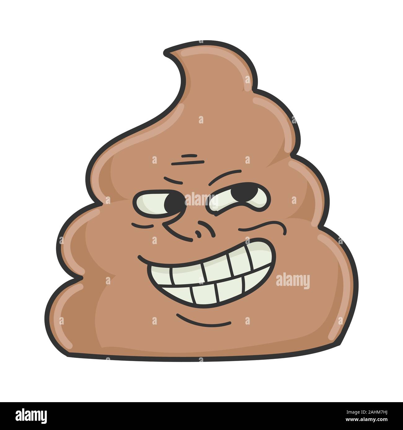 poop cartoon character isolated on white Stock Vector Image & Art - Alamy