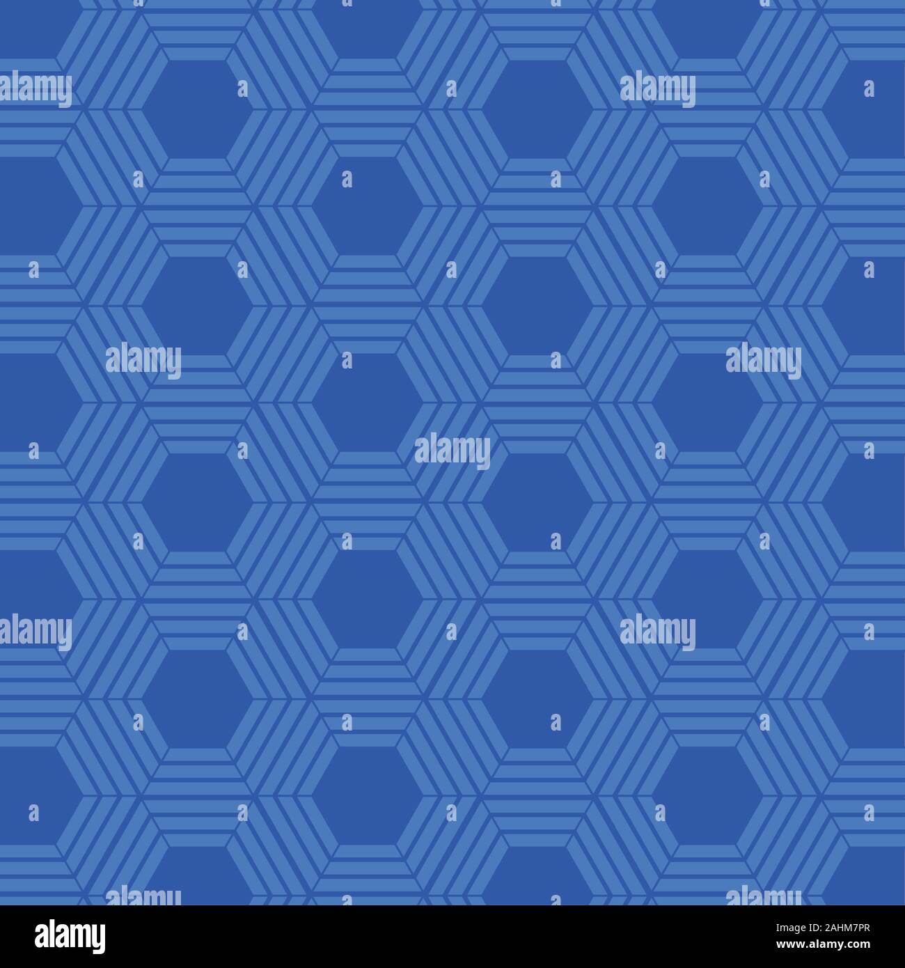 Blue pattern hexagon background, Abstract texture art wallpaper template and decoration theme ...