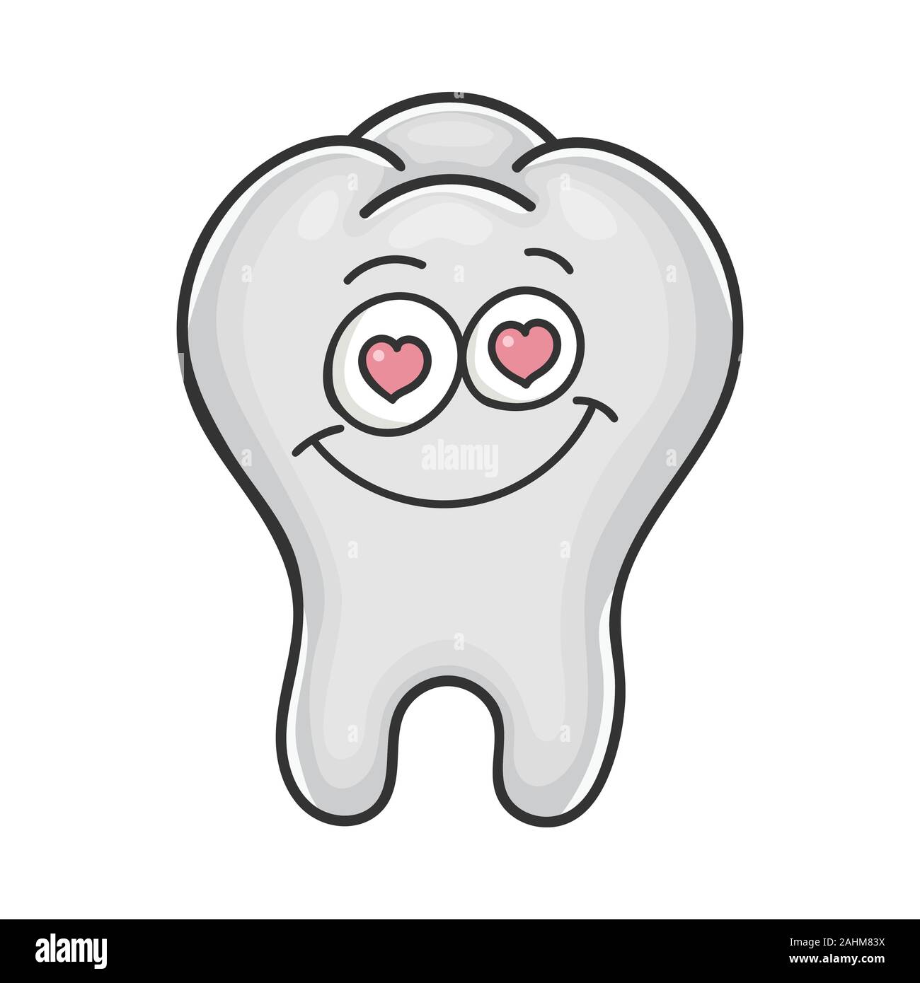 Tooth love Stock Vector Images - Alamy