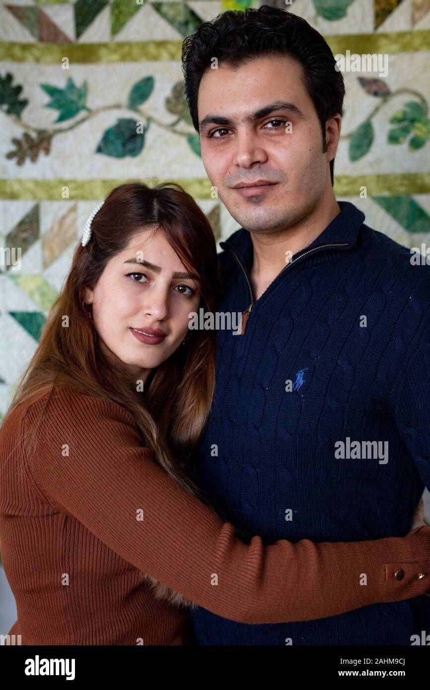 "Saman", an Iranian refugee rebuilding his life in the UK, who has ...