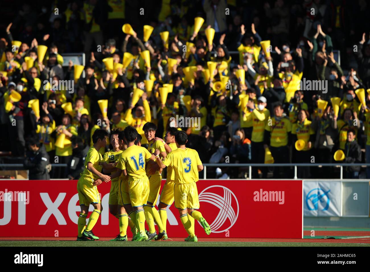 Saitama, Japan. 31st Dec, 2019. Rissho-Univ. Shonan team group Football ...