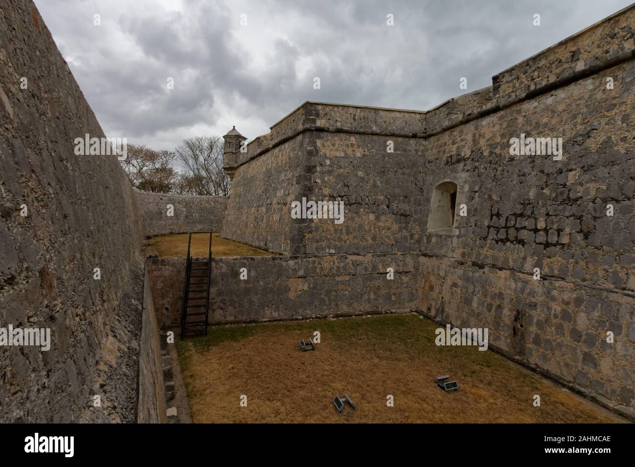 Fuerte de San Miguel, Campeche Stock Photo - Alamy