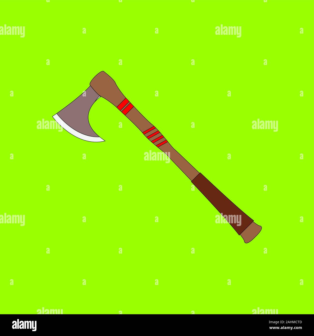 Axes axes flat vector style. Cartoon, cute, flat, color full, editable ...