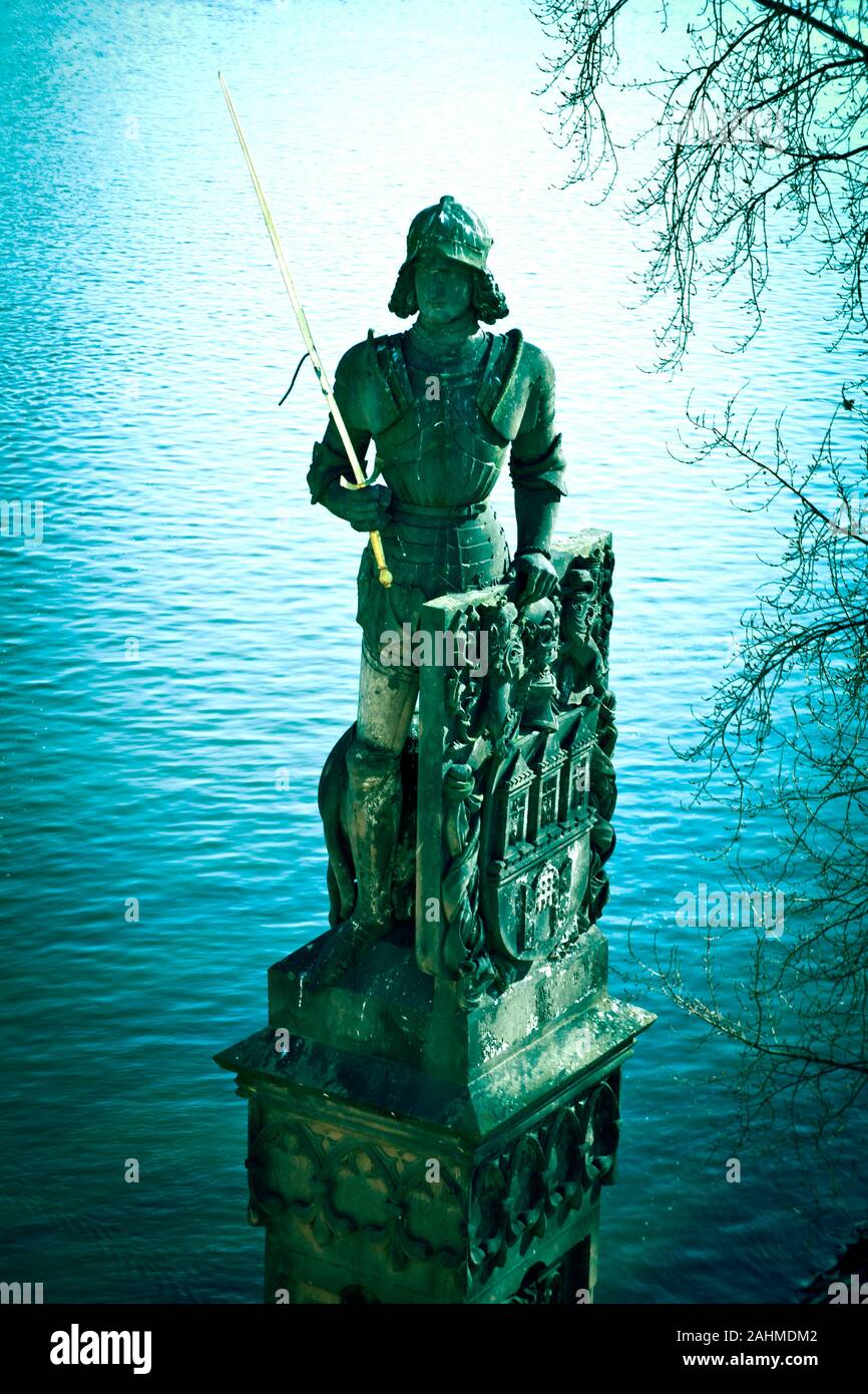 Bruncvik knight statue hi-res stock photography and images - Alamy
