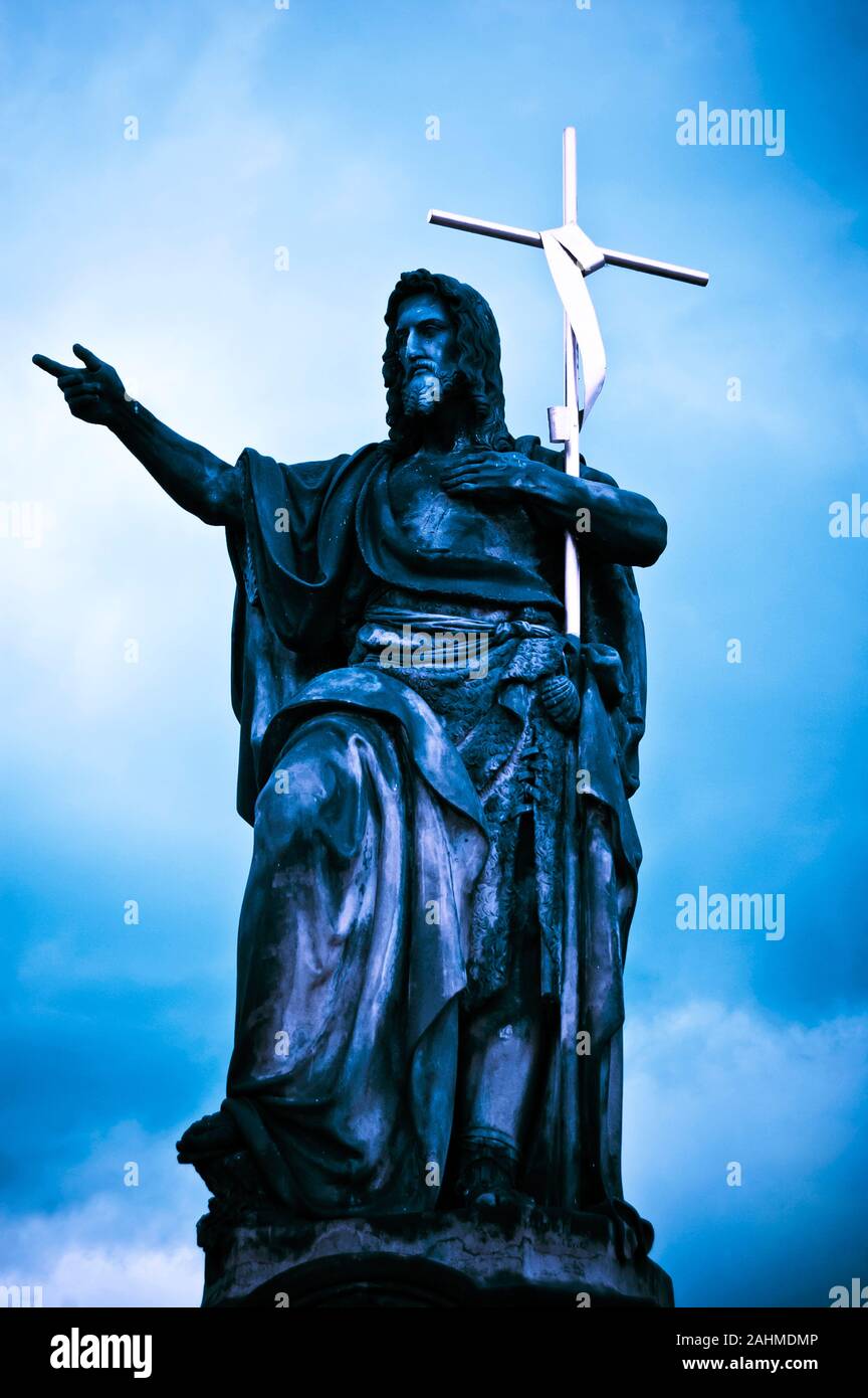 Statue of john the baptist hi-res stock photography and images - Alamy