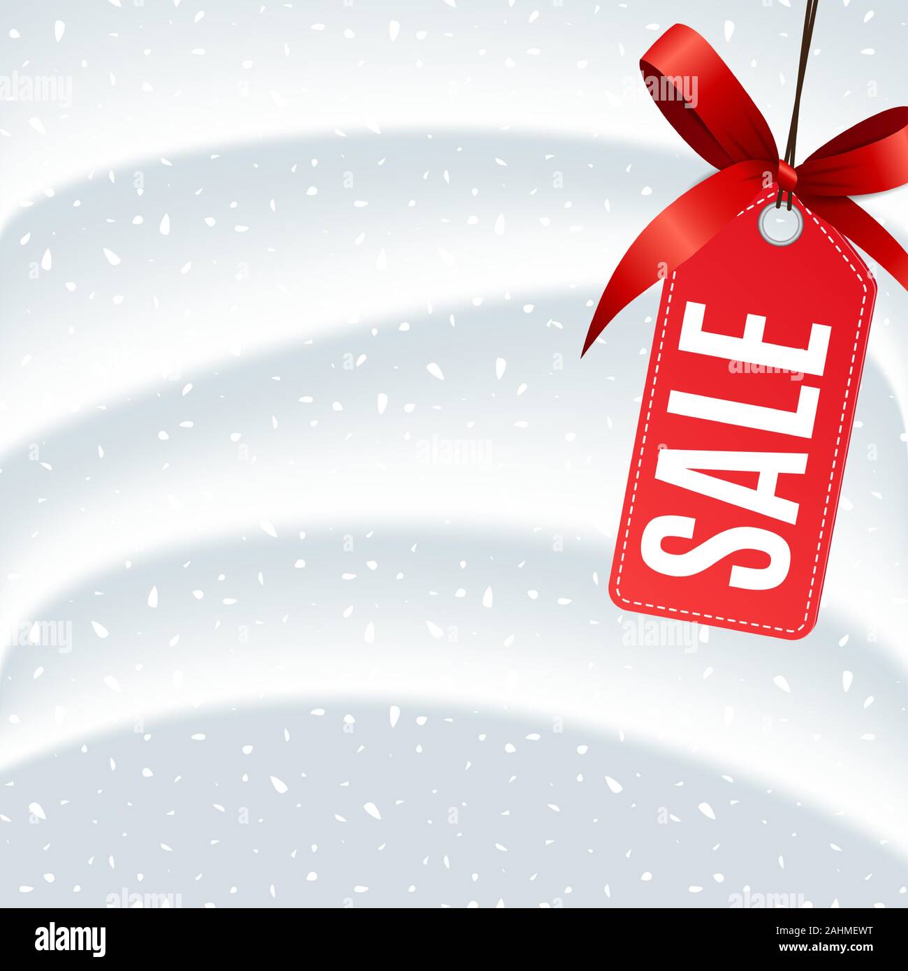 End of Winter Sale Background, Discount Coupon Template. Vector ...