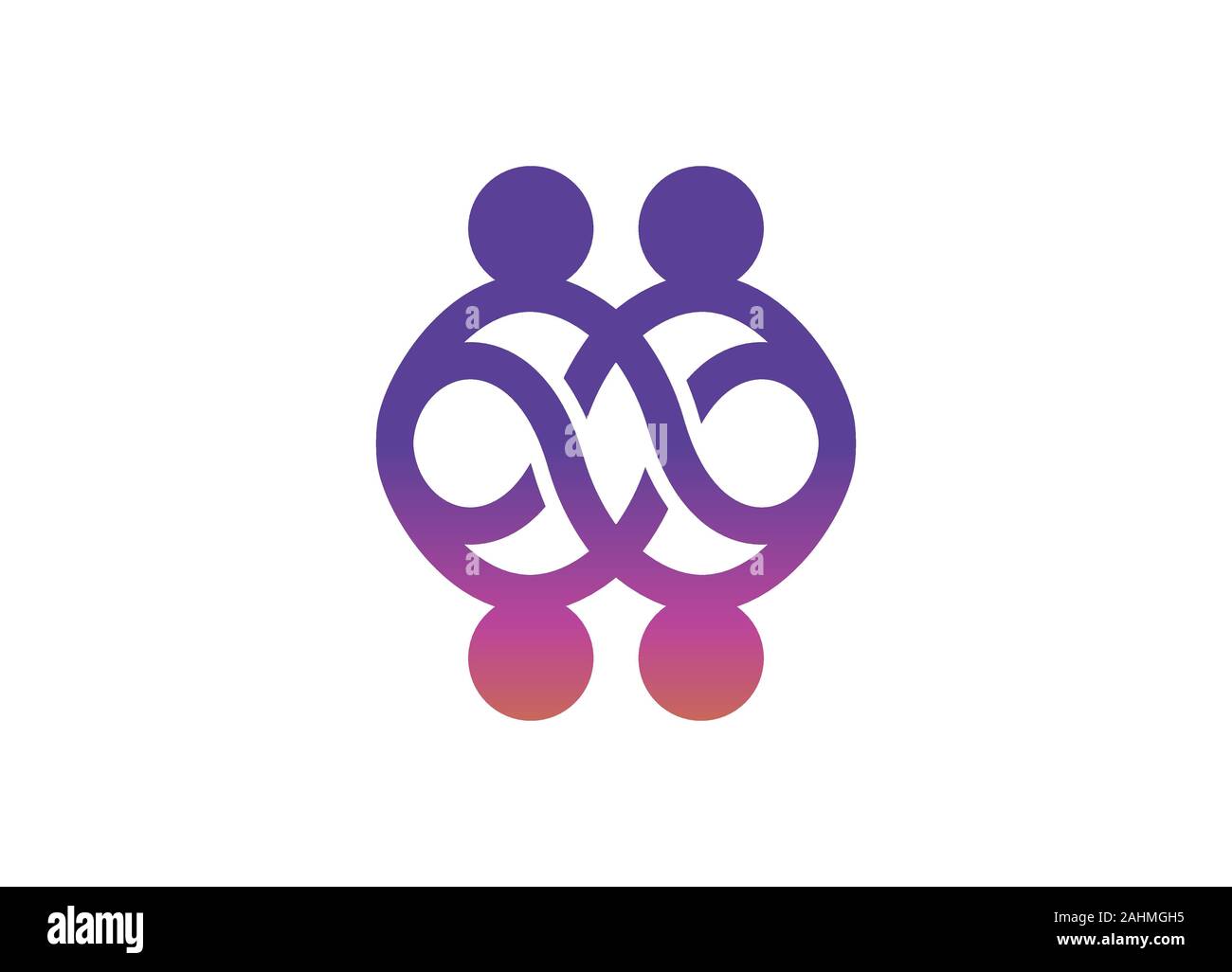 Connect People Logo Template, Social media network people logo, family ...