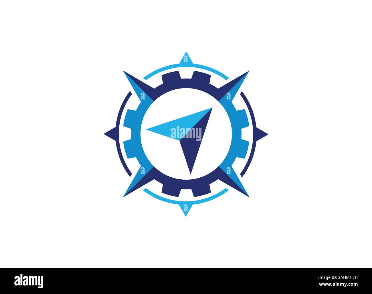 Compass Logo Vector Icon. Modern Navigation Symbol. Location Logo ...