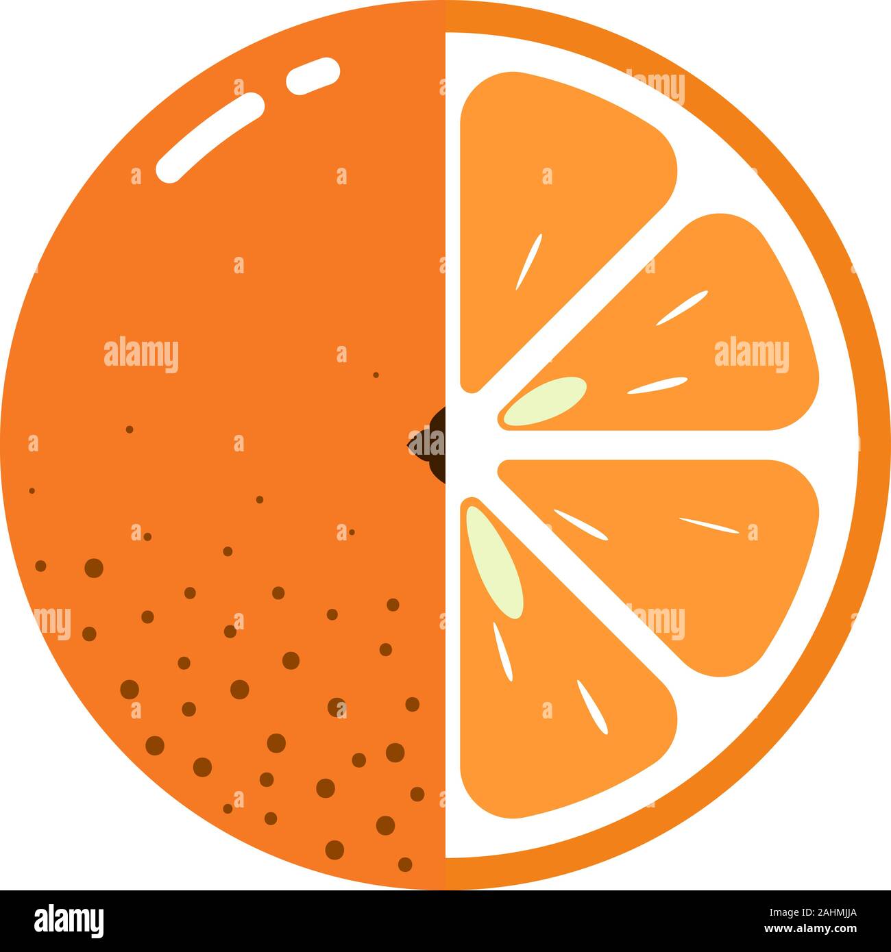 Orange Fruit Template