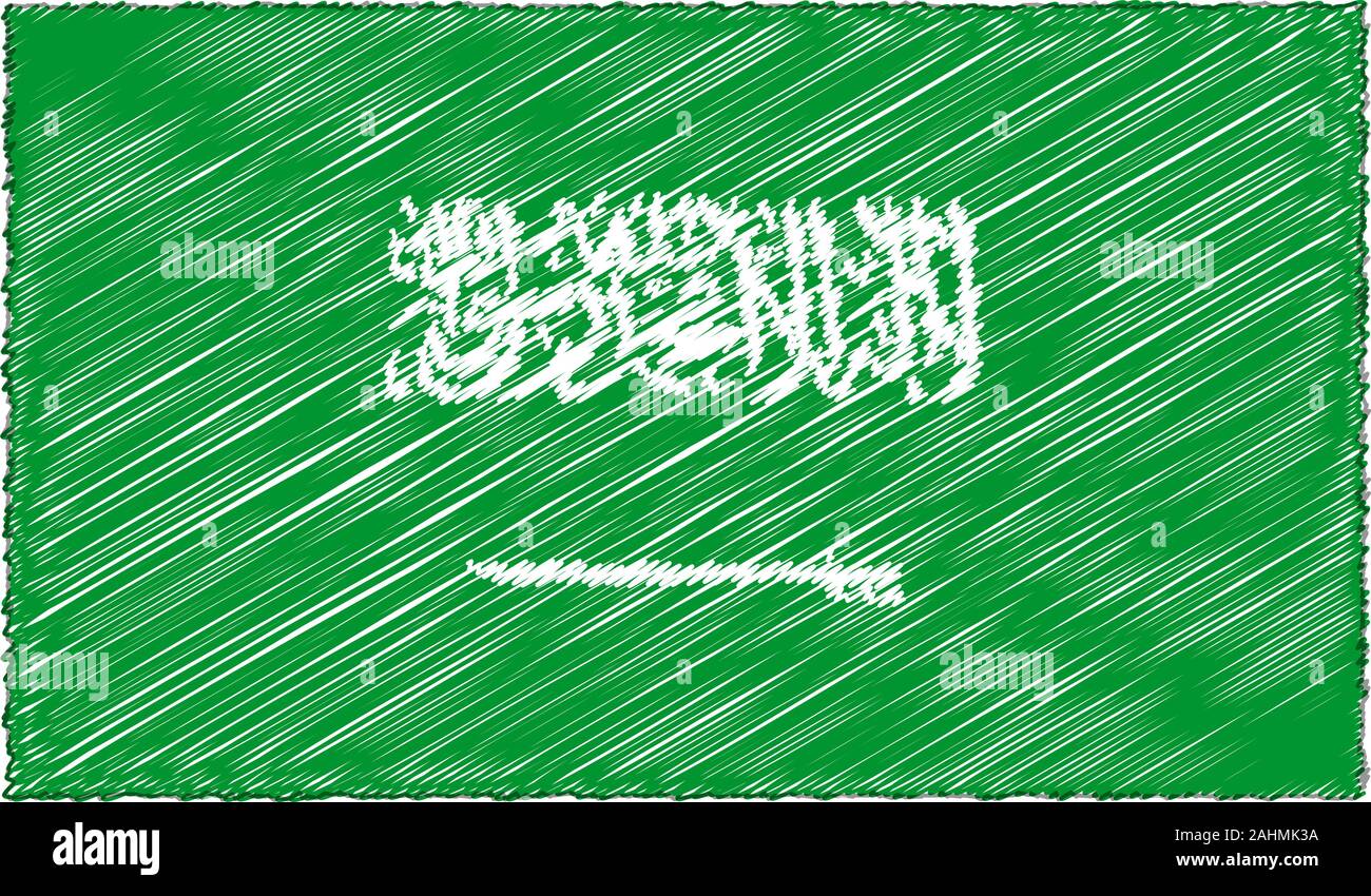 Official flag of saudi arabia Stock Vector Images - Alamy