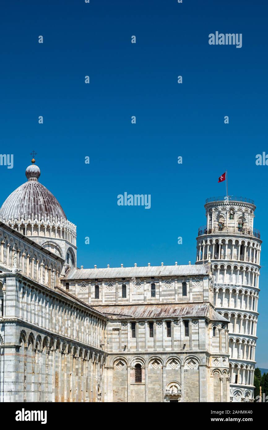 Pisa, Italy - June 6, 2019 : The Leaning Tower of Pisa is the campanile ...