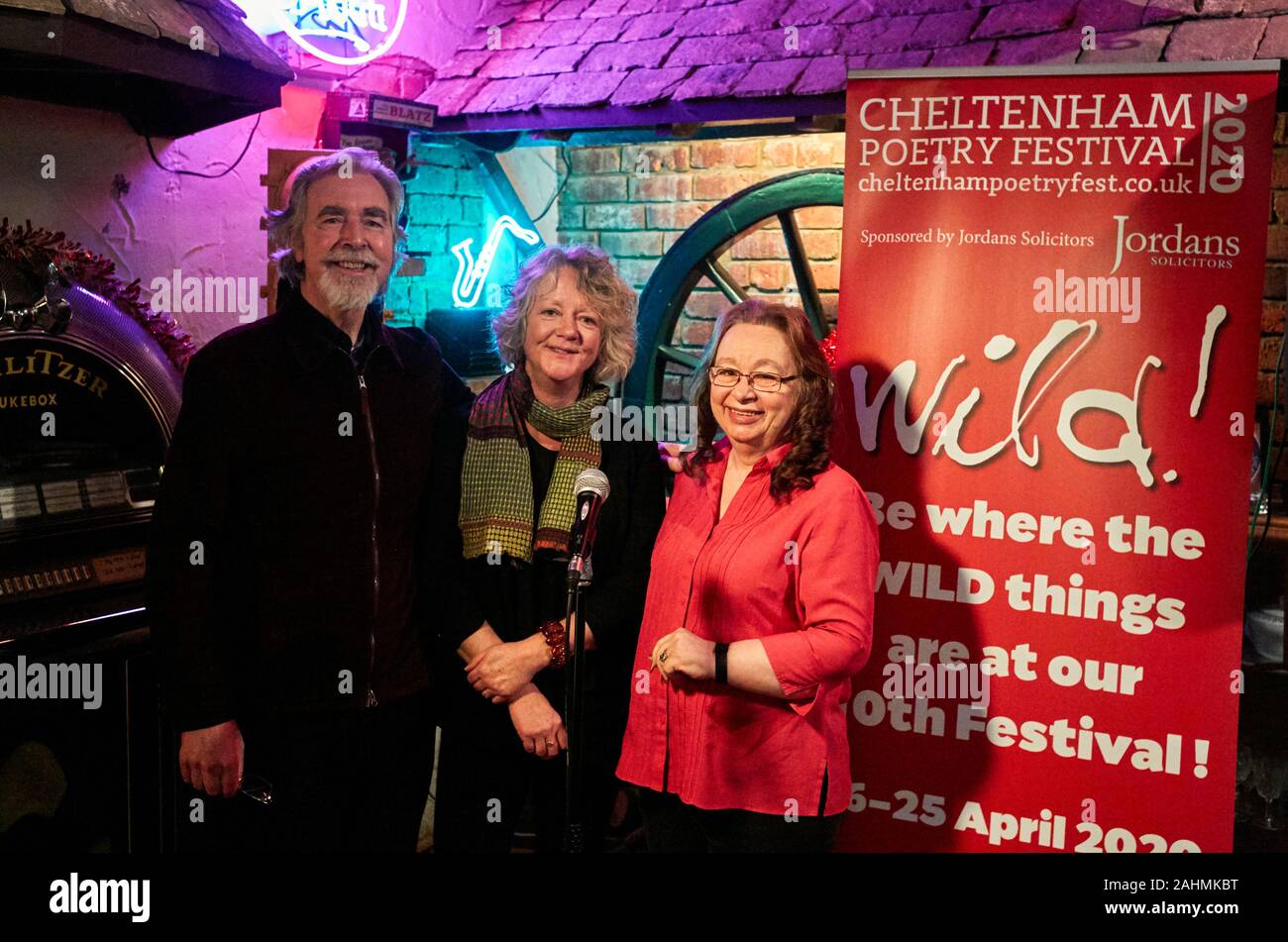 Left Howard Timms, centre Janet Lees poet and right Marilyn Timms at ...