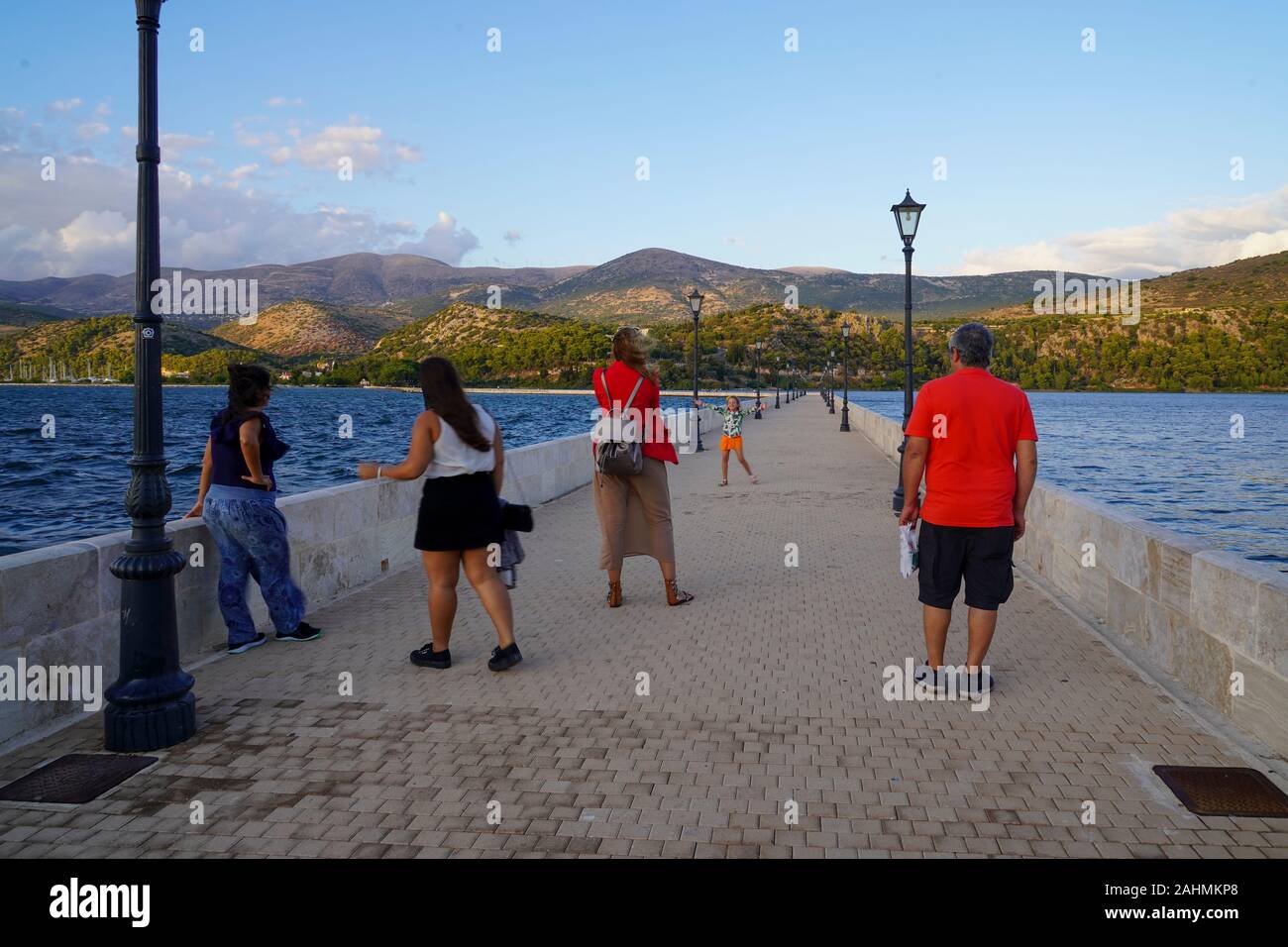 Drapano bridge argostoli kefalonia hi-res stock photography and images ...