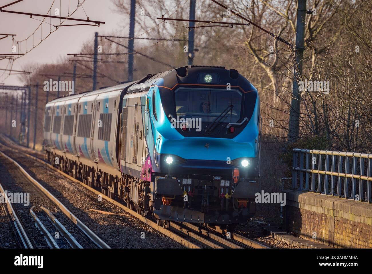 Trans Pennine express diesel train. Class 68 diesel locomotive named ...