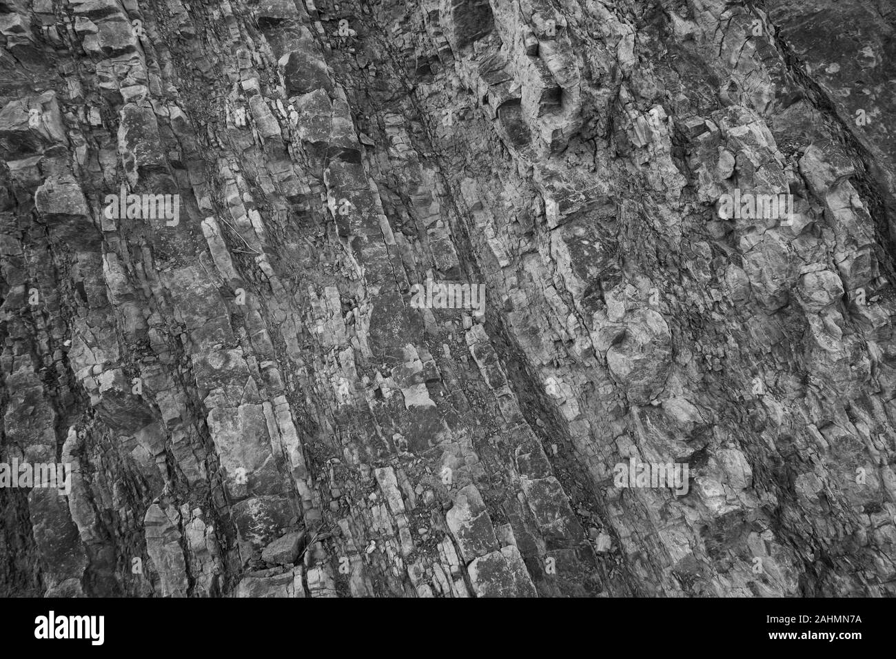 Layered rock Black and White Stock Photos & Images - Alamy