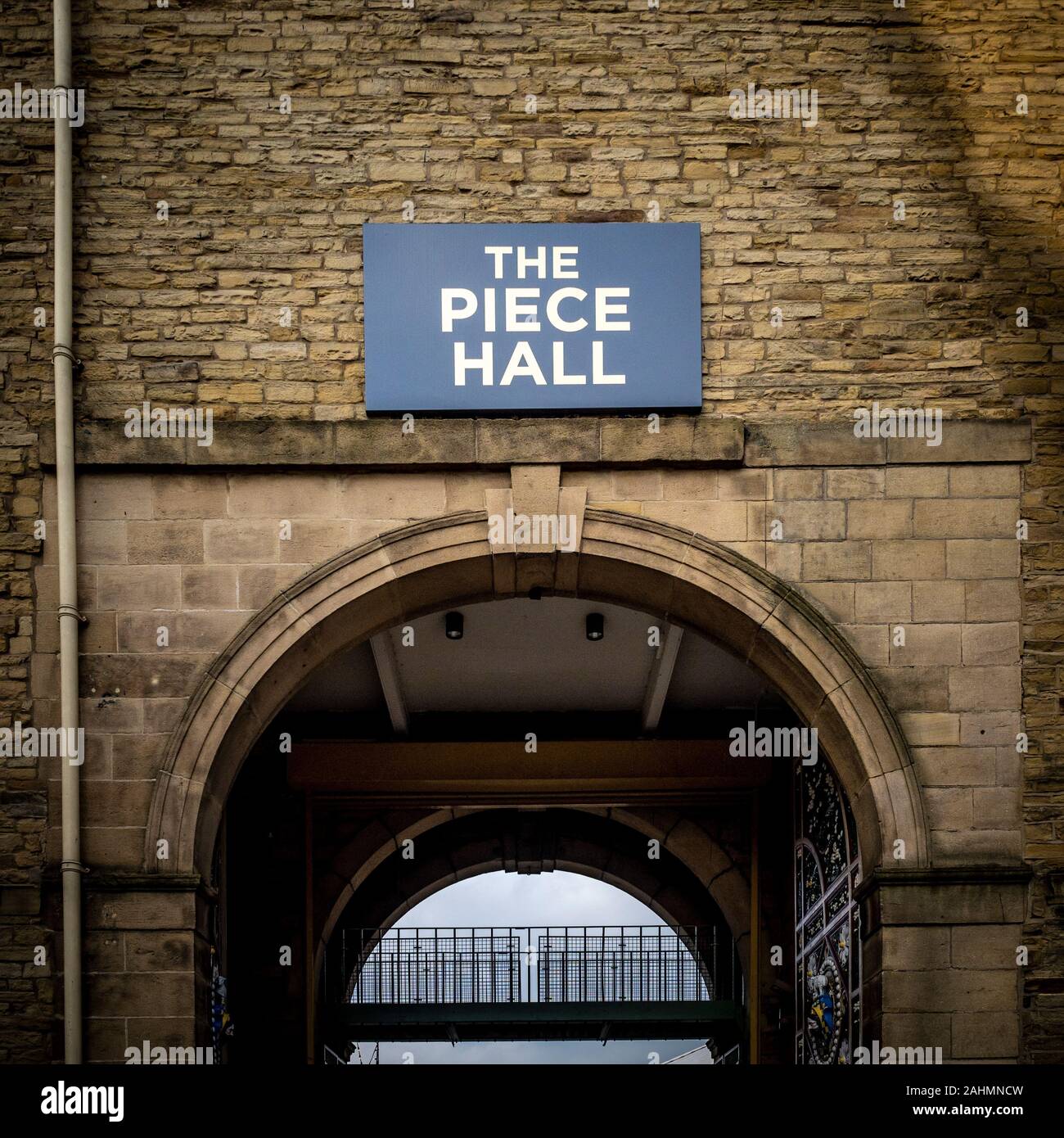 Entrance to the Piece Hall, Halifax, UK Stock Photo - Alamy