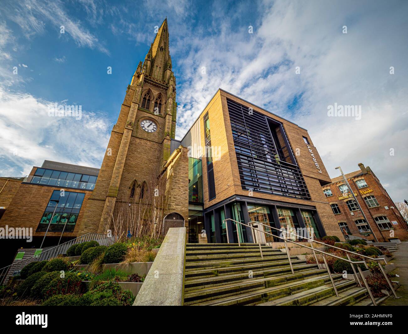 Located on the Square Church site next to the Piece Hall, the Halifax ...