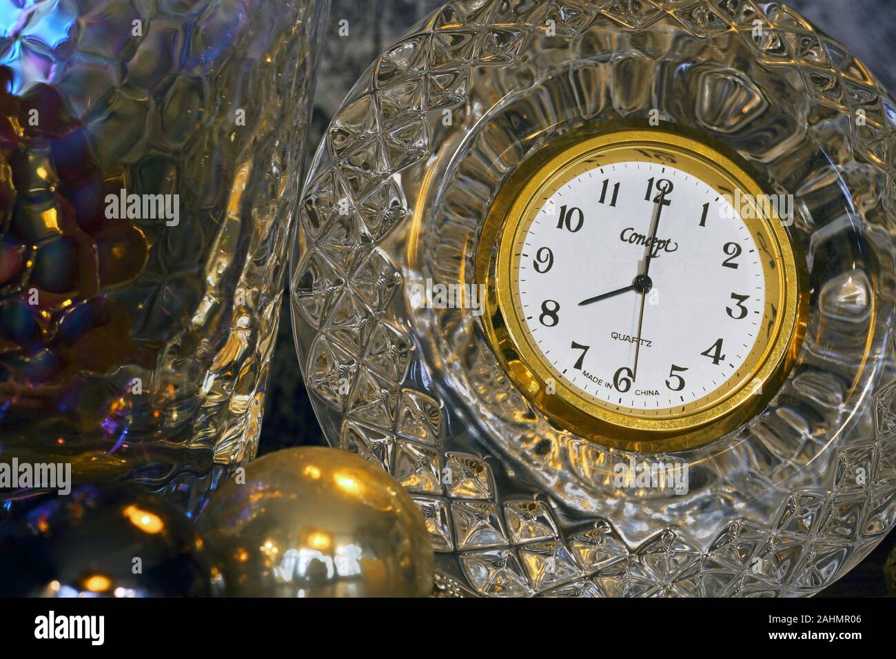 Crystal Clock High Resolution Stock Photography and Images - Alamy