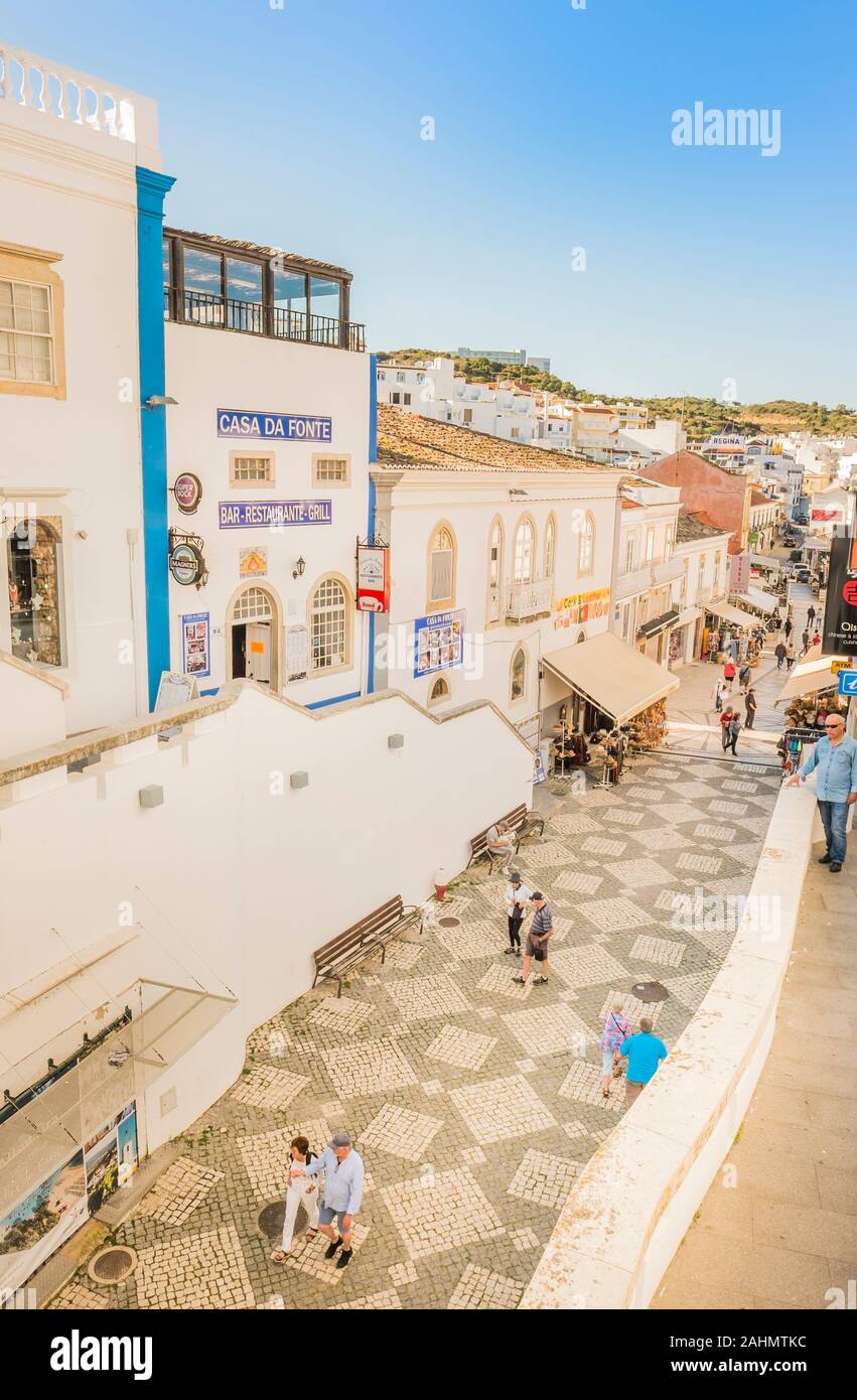 Old town in albufeira algarve hi-res stock photography and images - Alamy