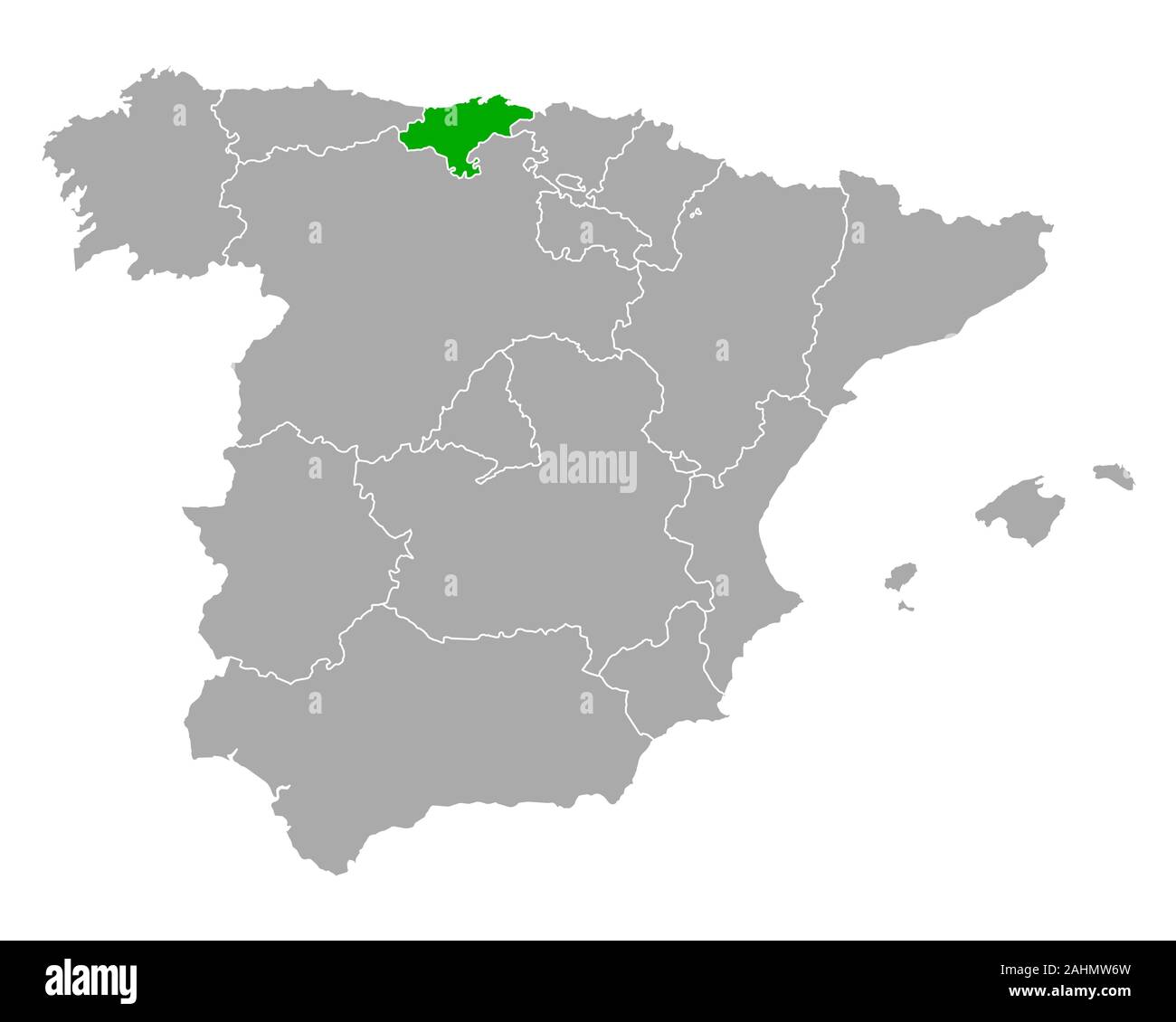 Map cantabria region spain hi-res stock photography and images - Alamy