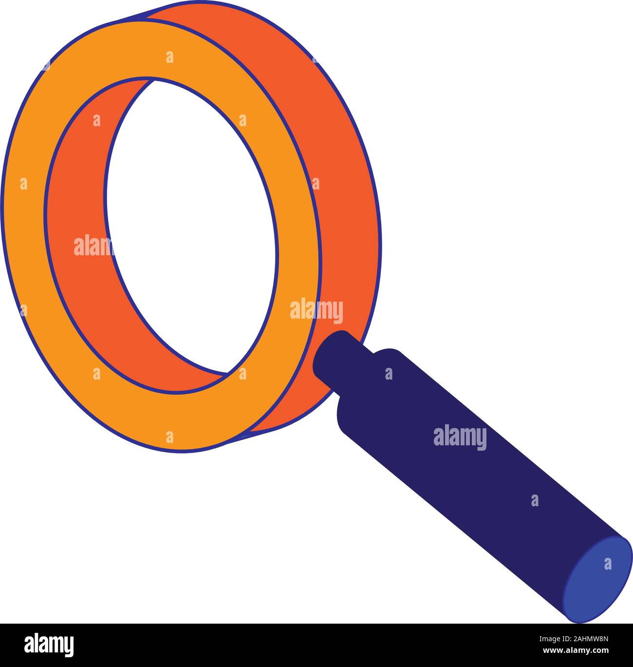 Lupe icon design, Tool search magnifying glass zoom lens and ...