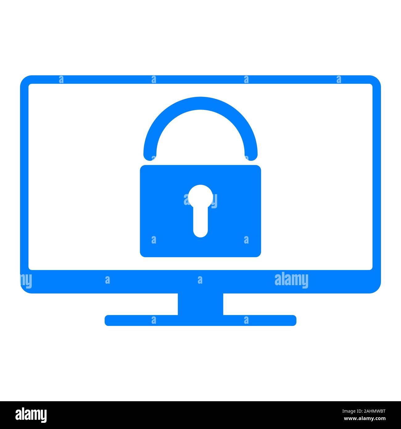 Lock and screen Stock Photo - Alamy