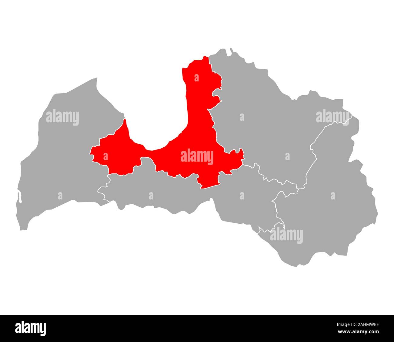 Map of Riga in Latvia Stock Photo - Alamy