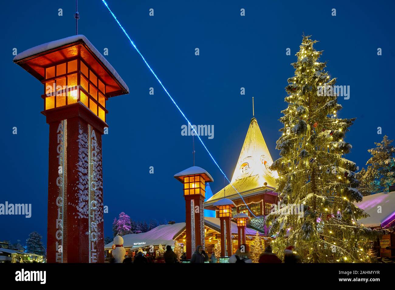 Finnish Rovaniemi a city in Finland and the region of Lapland, Santa ...