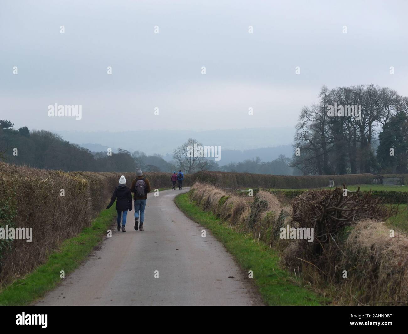 Two young couples walking in hi-res stock photography and images - Alamy