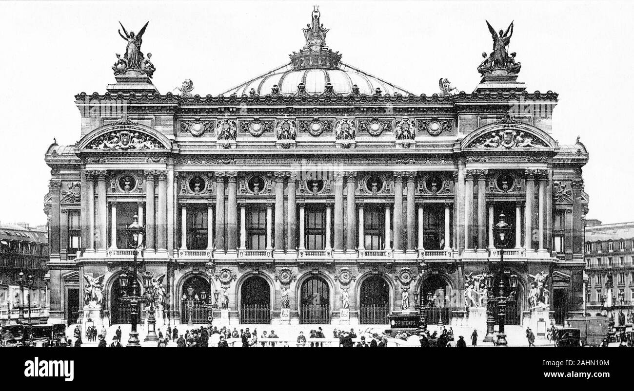 Opera House, Paris, France, early 1900s Stock Photo - Alamy