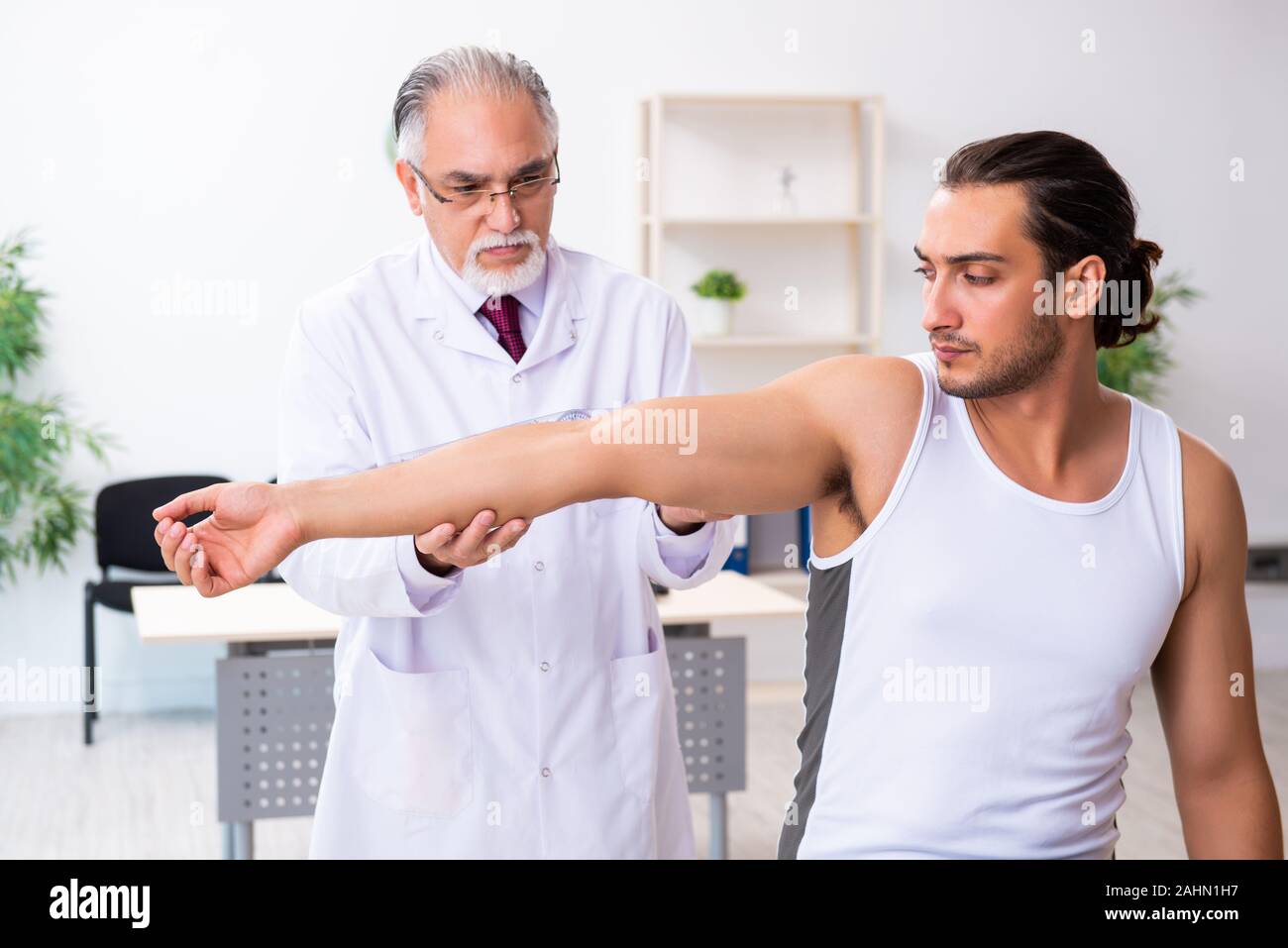 Elbow flexion and extension hi-res stock photography and images - Alamy
