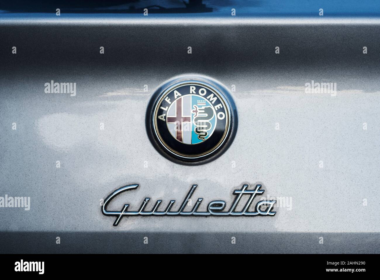 Italian car maker, Alfa Romeo Stock Photo - Alamy