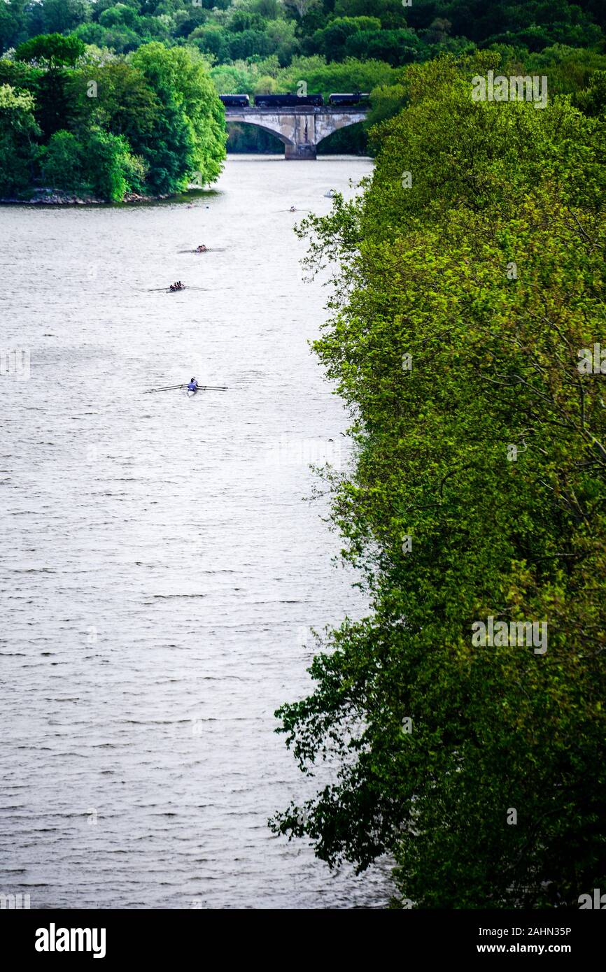 Rowing down a river hi-res stock photography and images - Alamy