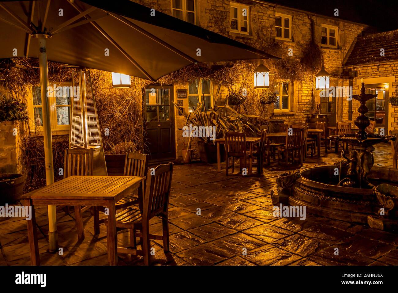 The Swan Hotel, Bibury, Gloustershire, UK Stock Photo - Alamy