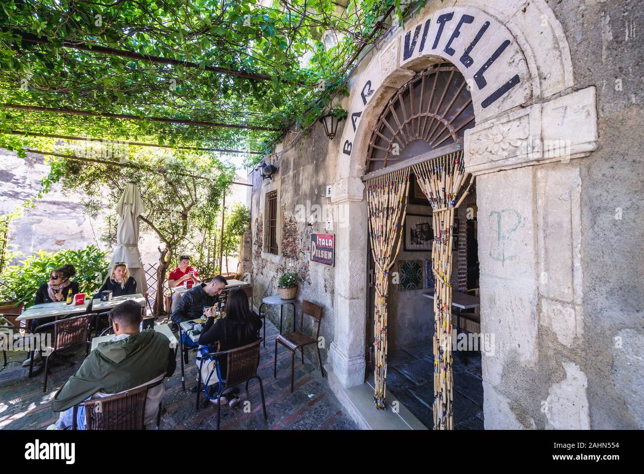Bar Vitelli in Savoca comune, famous for filming locations of The ...