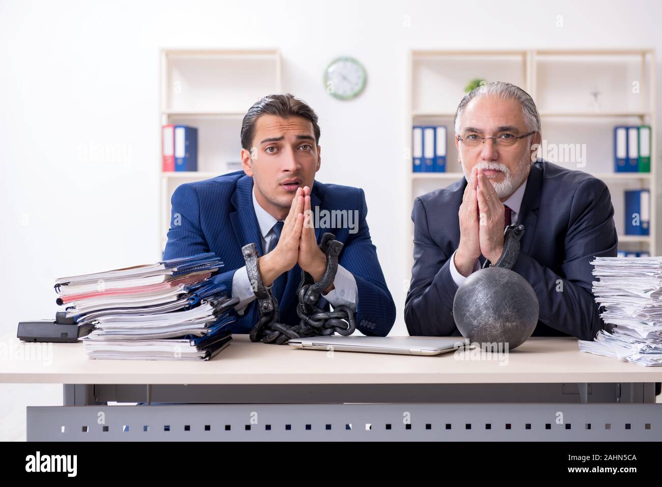 Employees office praying hi-res stock photography and images - Alamy
