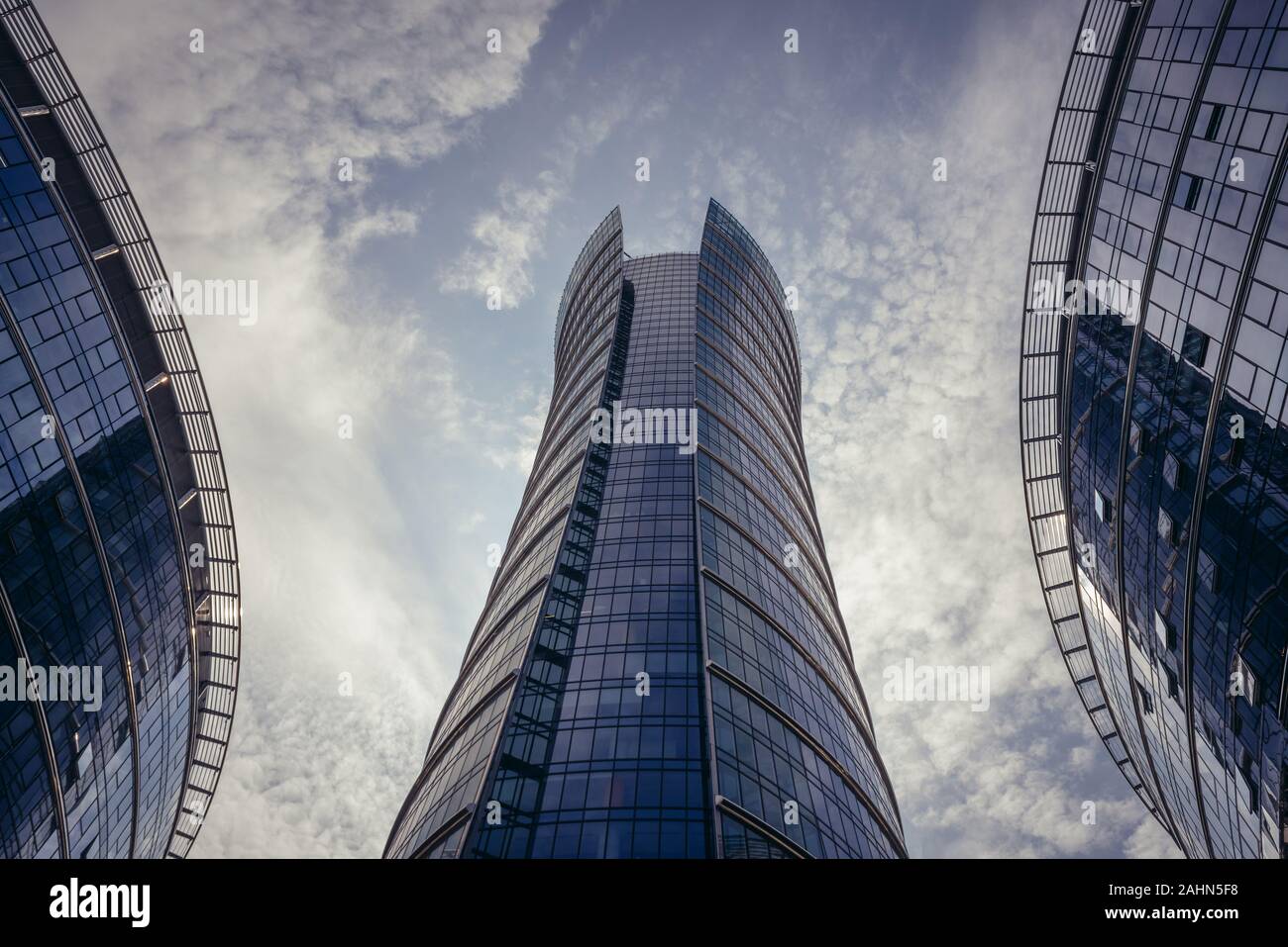 Warsaw Spire office building in Warsaw, Poland Stock Photo - Alamy