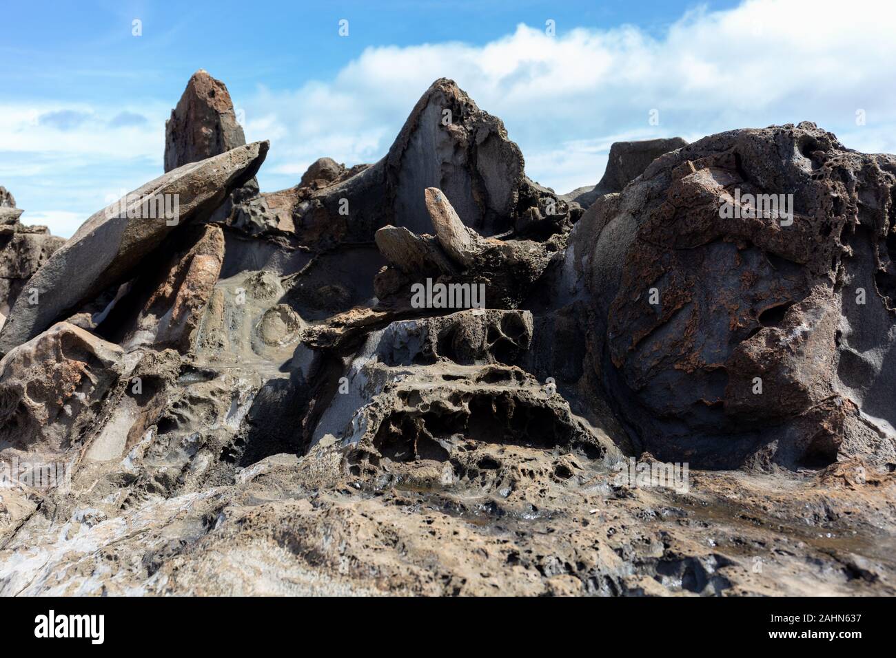Dragon's Teeth Access trail, Maui, Hawaii Stock Photo - Alamy