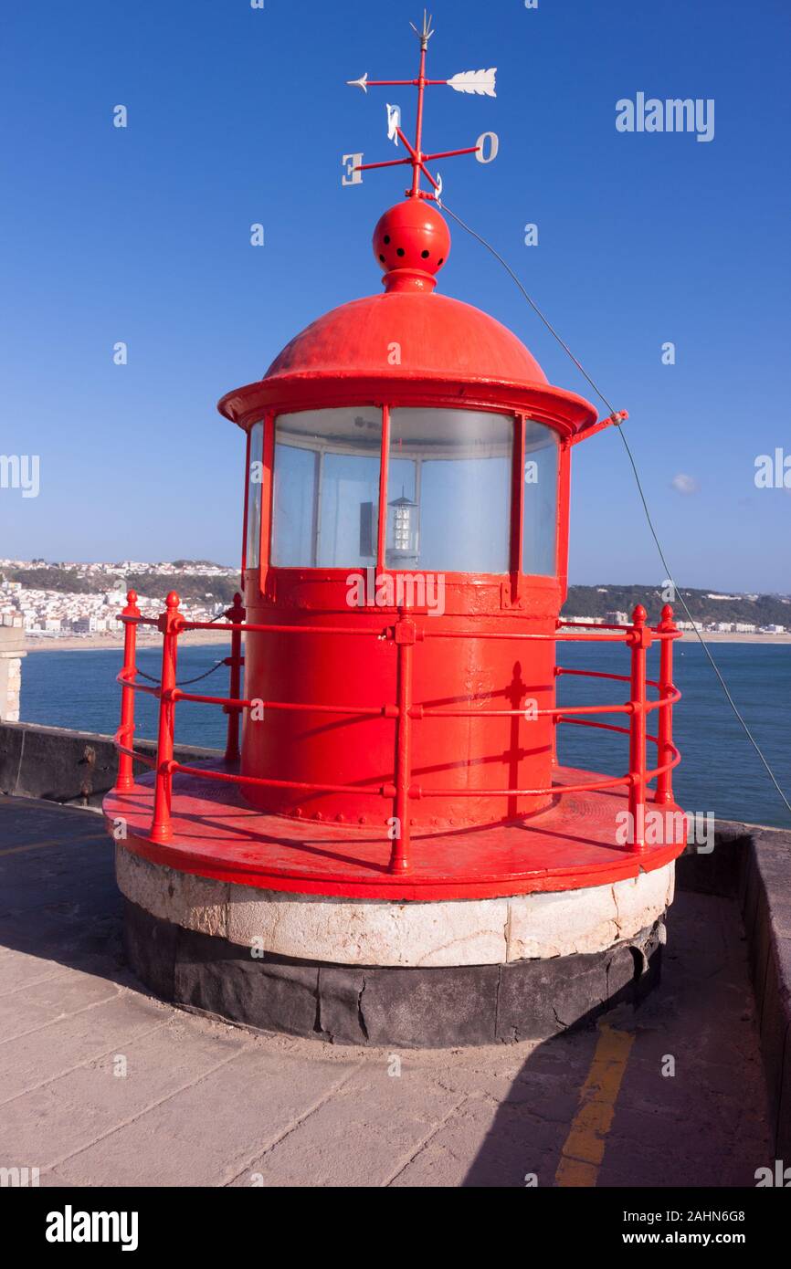 Nazare lighthouse hi-res stock photography and images - Alamy