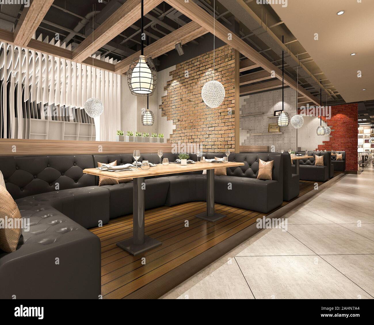 Lobby nobody indoor cafe hi-res stock photography and images - Alamy